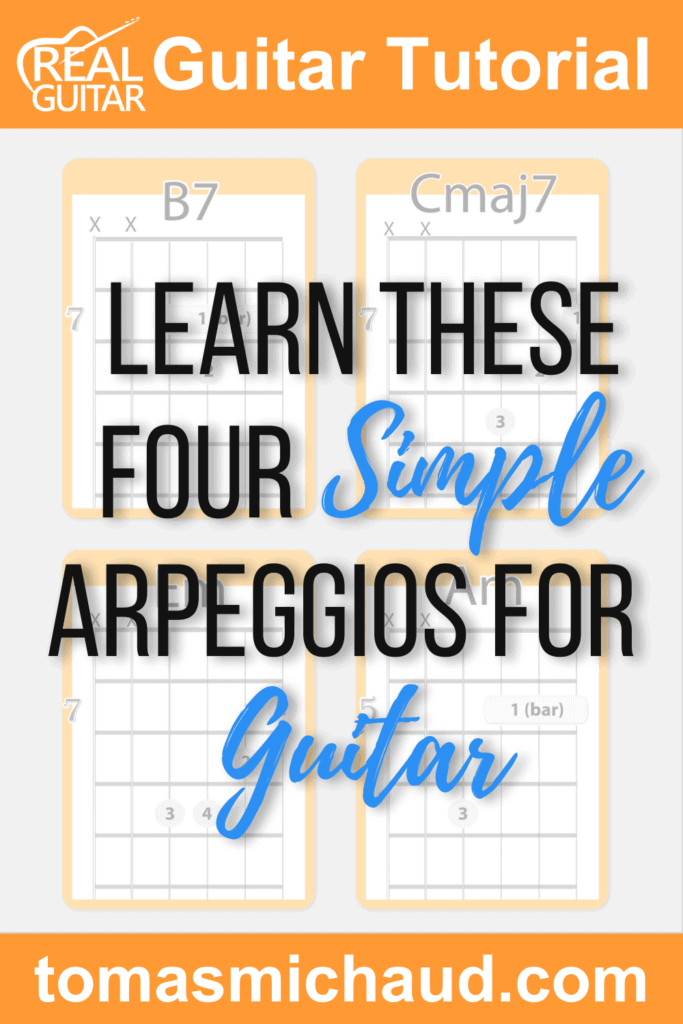 Simple Arpeggios for Guitar That Sound Great - Real Guitar Lessons by ...