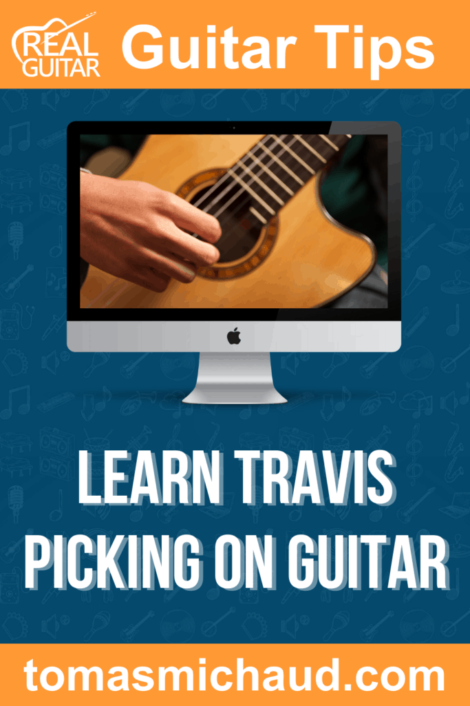 “Travis” Style Fingerpicking Tutorial For Beginners (with tabs) - Real Guitar Lessons by Tomas ...