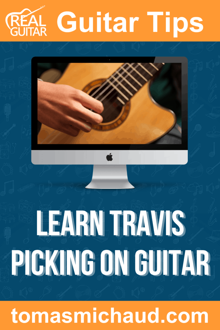 “Travis” Style Fingerpicking Tutorial For Beginners (with tabs) - Real Guitar Lessons by Tomas ...