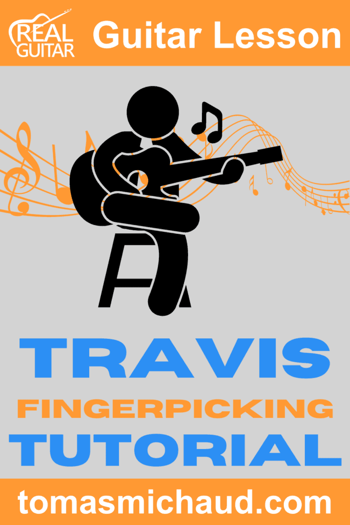 “Travis” Style Fingerpicking Tutorial For Beginners (with tabs) - Real Guitar Lessons by Tomas ...