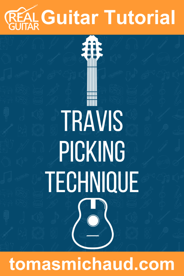 “Travis” Style Fingerpicking Tutorial For Beginners (with tabs) - Real Guitar Lessons by Tomas ...