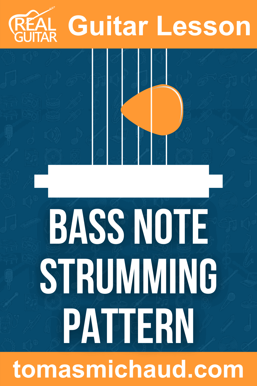 Bass Note Strumming Pattern - Real Guitar Lessons by Tomas Michaud Bass Note Strumming Pattern - Real Guitar Lessons by Tomas Michaud