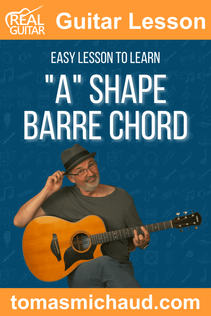 “A” Shape Barre Chord Troubles? - Real Guitar Lessons by Tomas Michaud