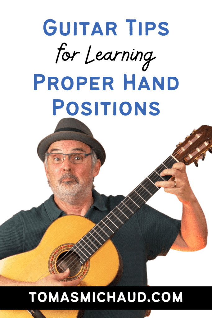Hand Position for Guitar Chords - Real Guitar Lessons by Tomas Michaud